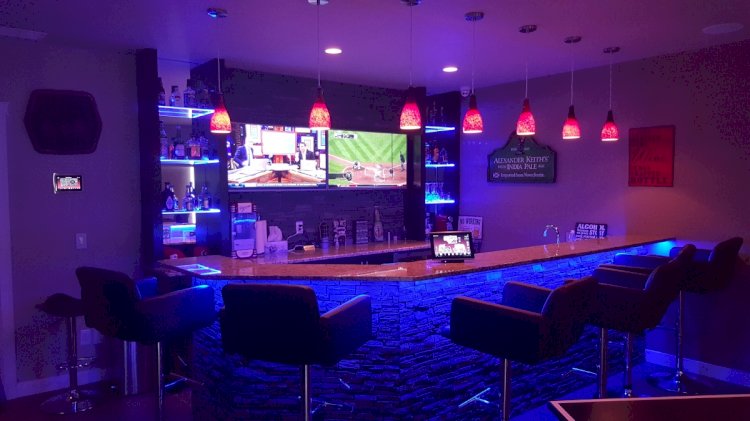Automation Led lighting pub bar club restaurant hotel interior Decor ...